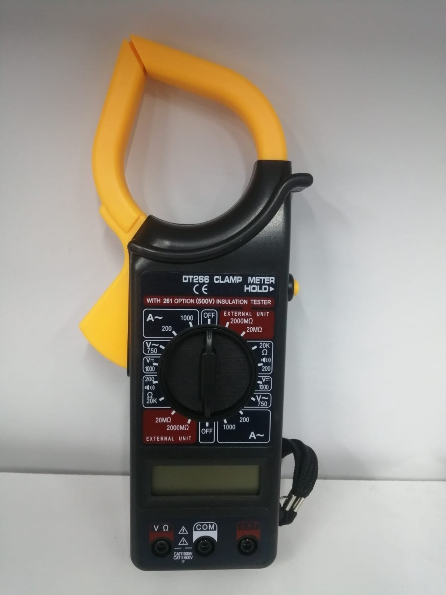 Pinza Amperométrica Digital Con Estuche JR-266 - RL Repuestos